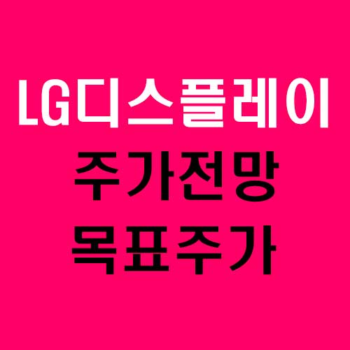 2025년 LG디스플레이 주가 전망과 목표주가 주식 분석 – 인포마이스터